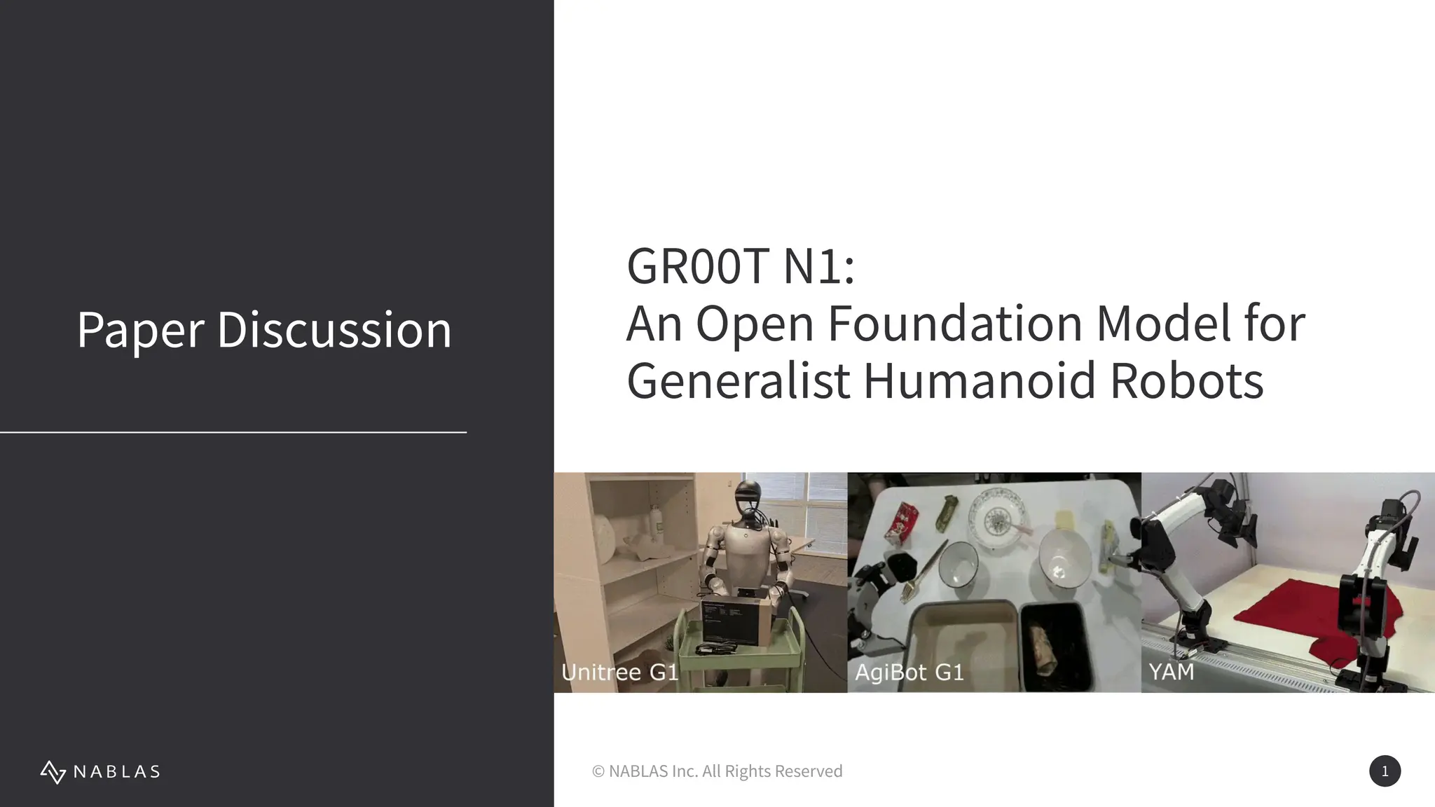 An Open Foundation Model for Generalist Humanoid Robot | PDF