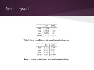 An operating system for multicore and clouds: mechanism and implementation | PPT