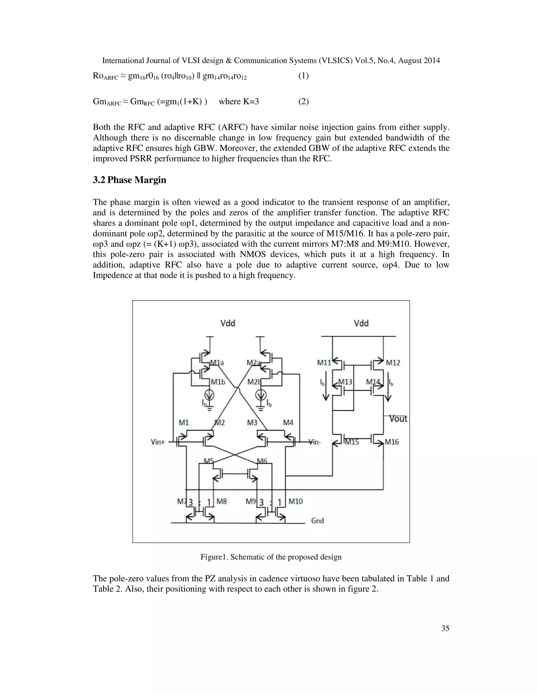 An operational amplifier with recycling folded cascode topology and ...