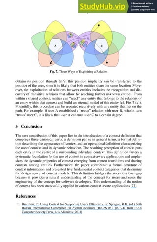 An Operational Definition Of Context | PDF