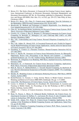 An Operational Definition Of Context | PDF