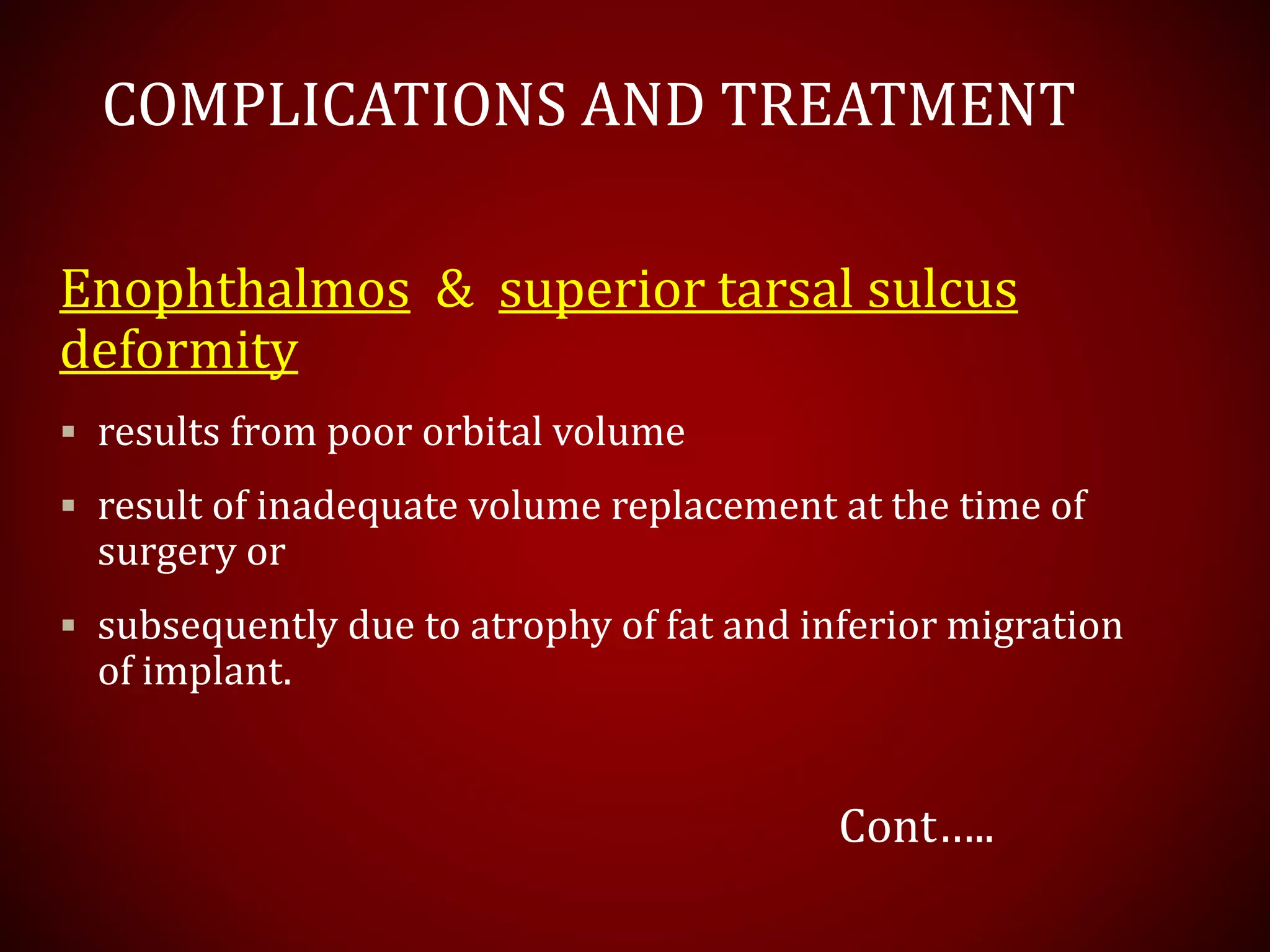 Anophthalmic socket | PPT