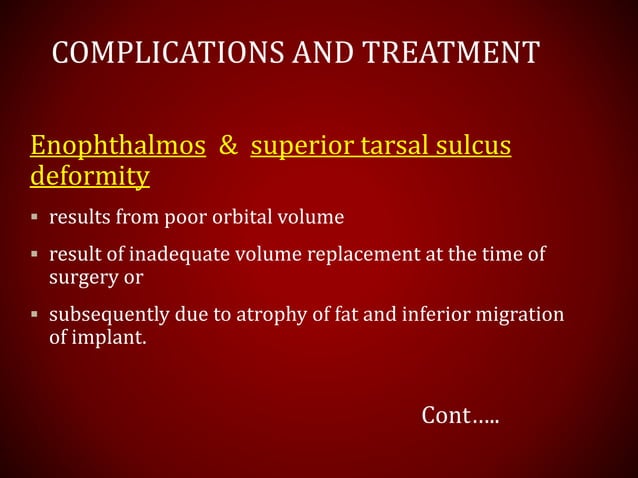 Anophthalmic socket | PPT
