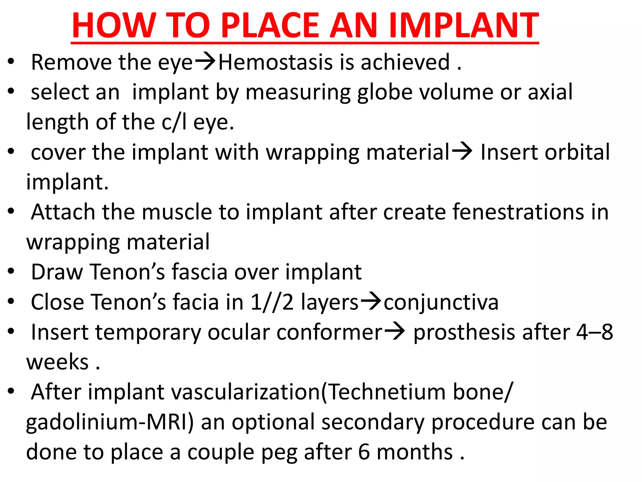 Anophthalmic socket | PPT