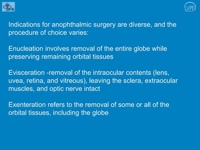 Anophthalmic socket.pptx | Eye and Vision Conditions | Diseases and ...