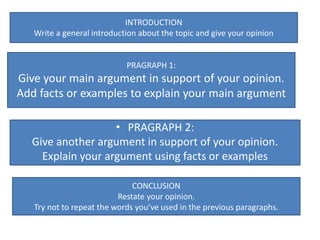 An opinion essay | PPT