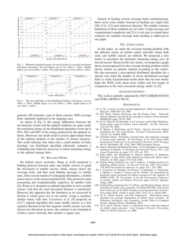 An Optimal Algorithm For Coverage Hole Healing Pdf