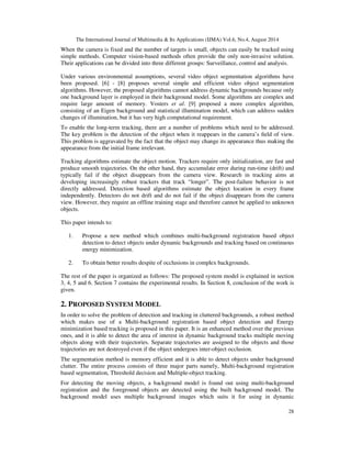 An optimized framework for detection and tracking of video objects in challenging backgrounds | PDF