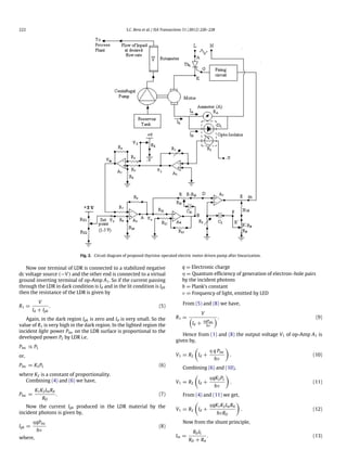 An opto isolator based linearization technique of a typical thyristor driven pump | PDF