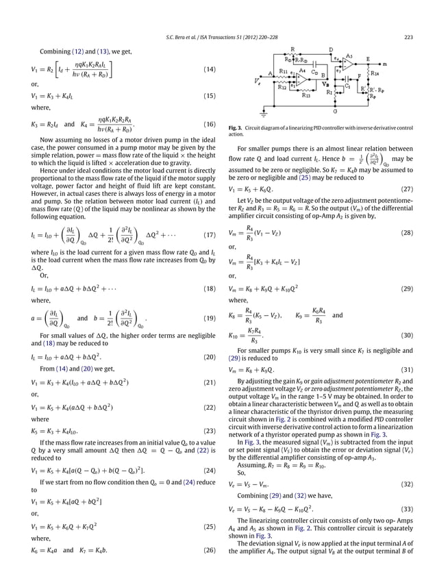 An opto isolator based linearization technique of a typical thyristor driven pump | PDF