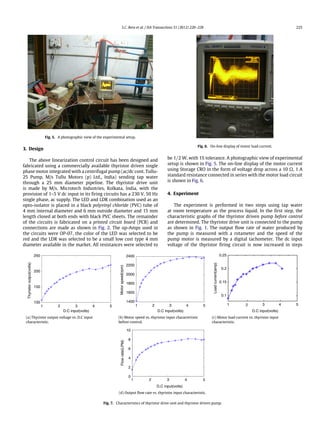 An opto isolator based linearization technique of a typical thyristor driven pump | PDF