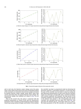 An opto isolator based linearization technique of a typical thyristor driven pump | PDF