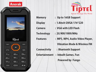 ANORAK MOBILE PHONE | PPT | Smartphones | Consumer Electronics