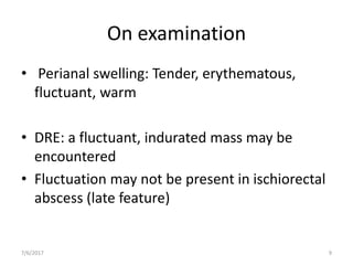 Anorectal abscess | PPTX