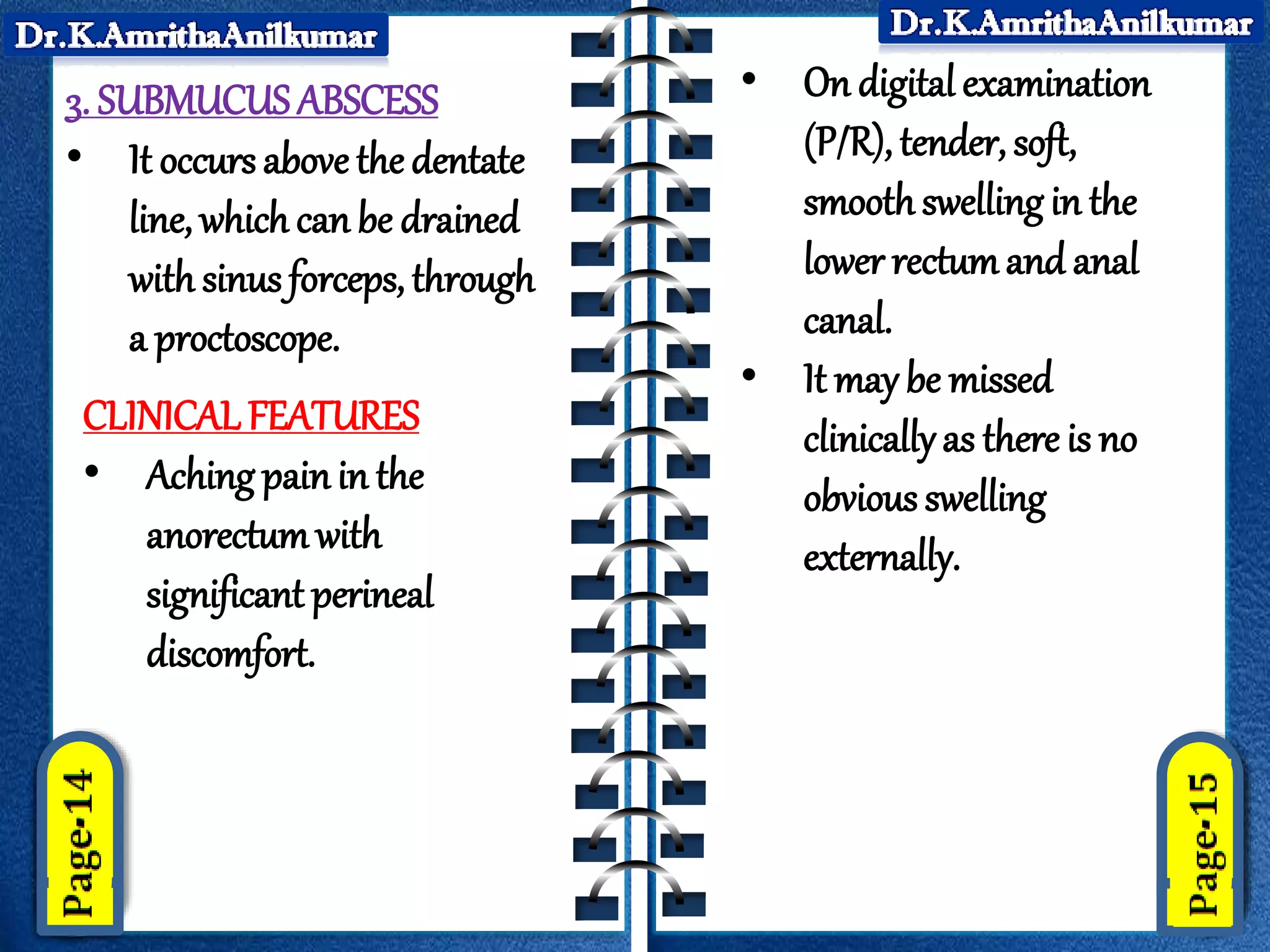 Anorectal abscess by Dr.K.AmrithaAnilkumar | PPTX | Digestive Disorders ...