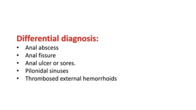 Anorectal Abscess.pptx | Digestive Disorders | Diseases and Conditions