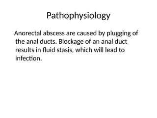 Anorectal Abscess.pptx for nursing students | PPTX