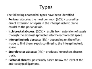 Anorectal Abscess.pptx for nursing students | PPTX