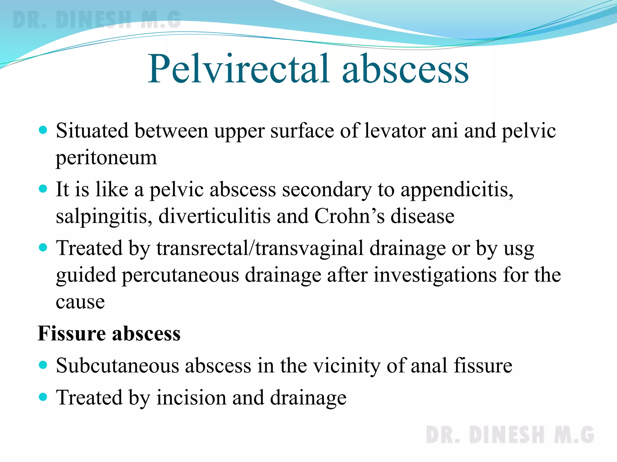 Anorectal abscess & Anal fistulae | PPTX