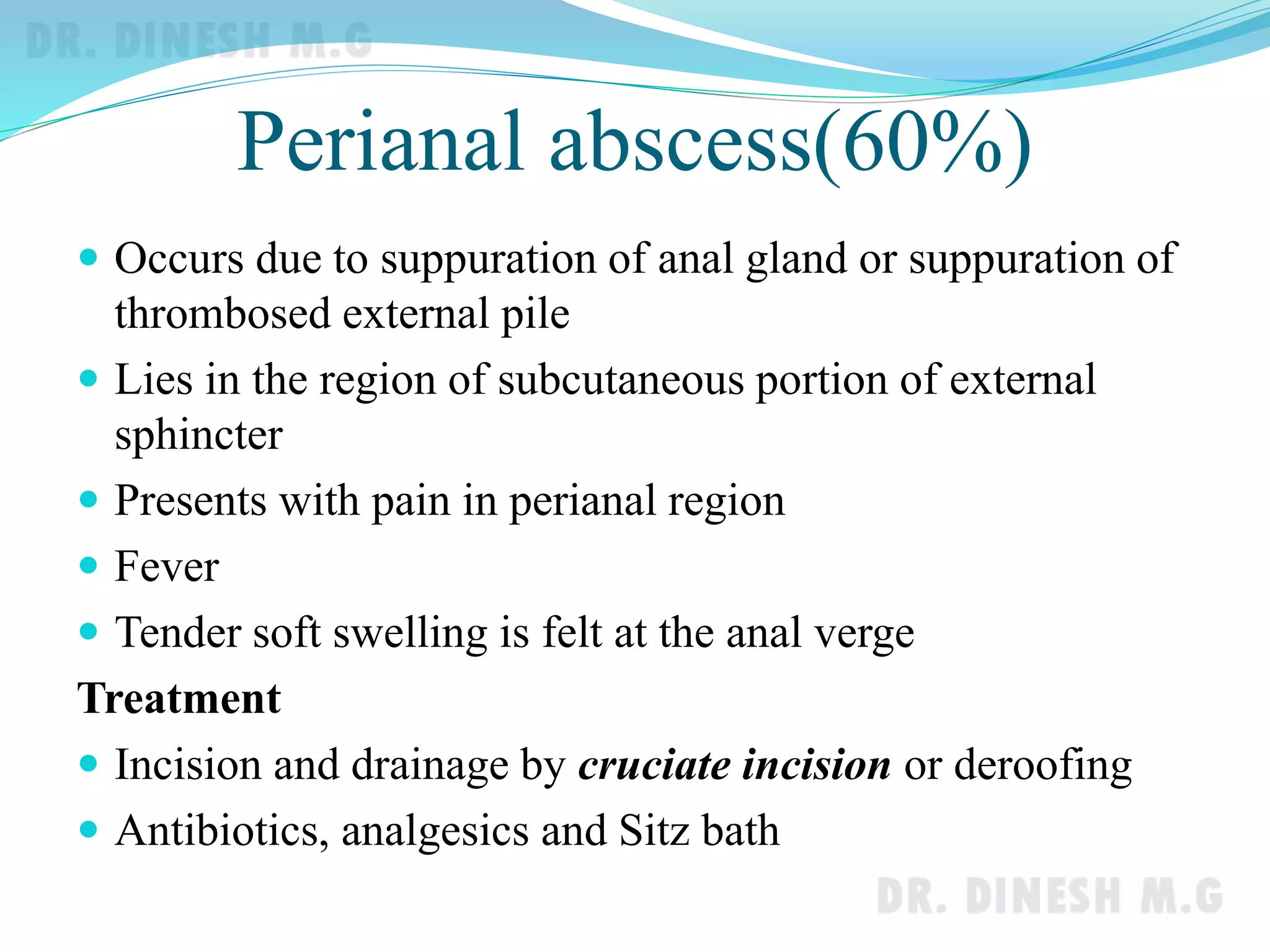 Anorectal abscess & Anal fistulae | PPTX