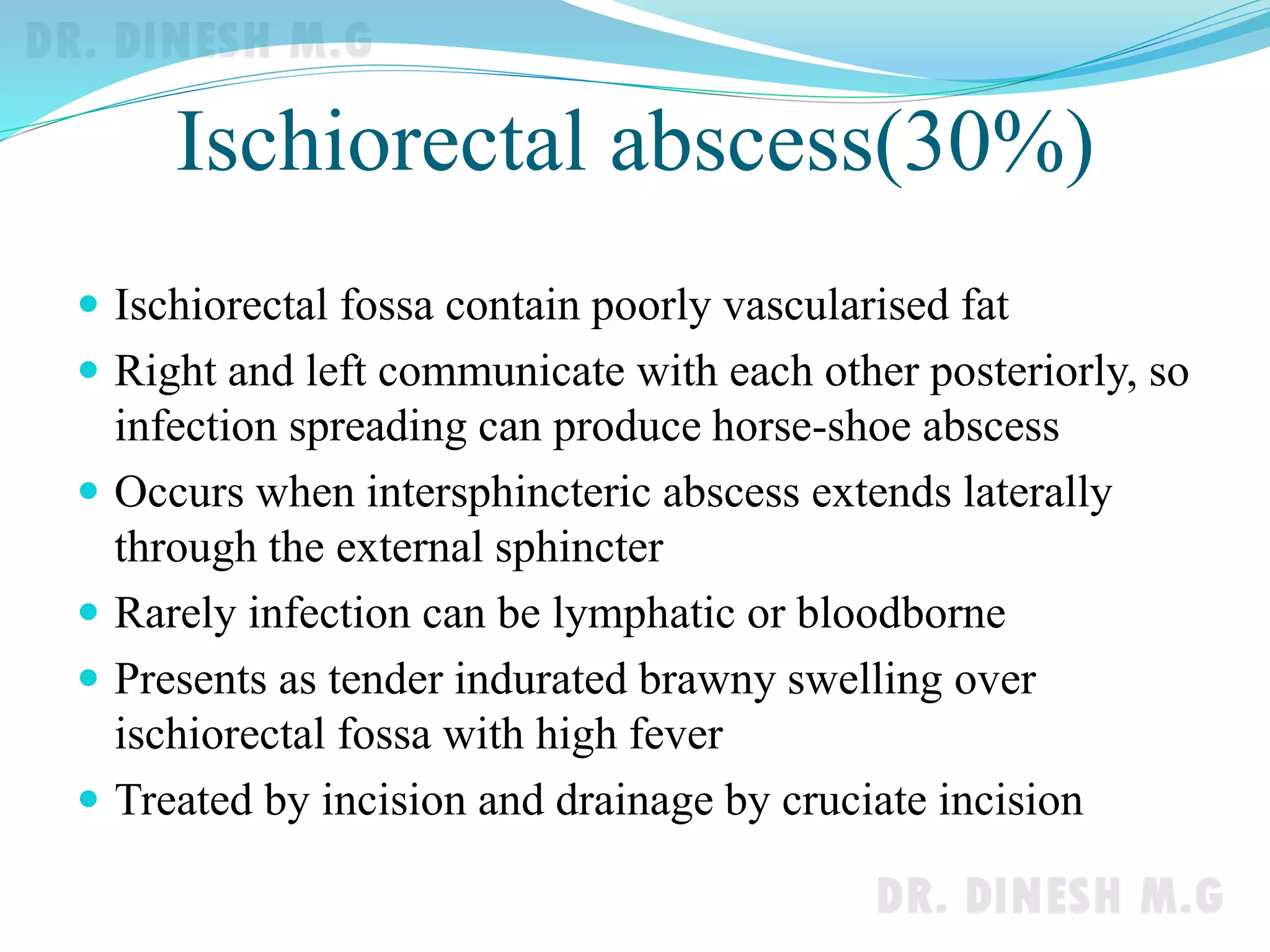 Anorectal abscess & Anal fistulae | PPTX