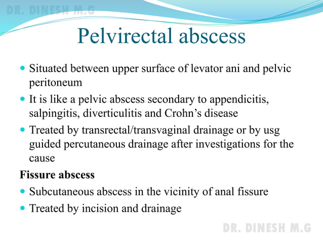Anorectal abscess & Anal fistulae | PPTX | Digestive Disorders ...