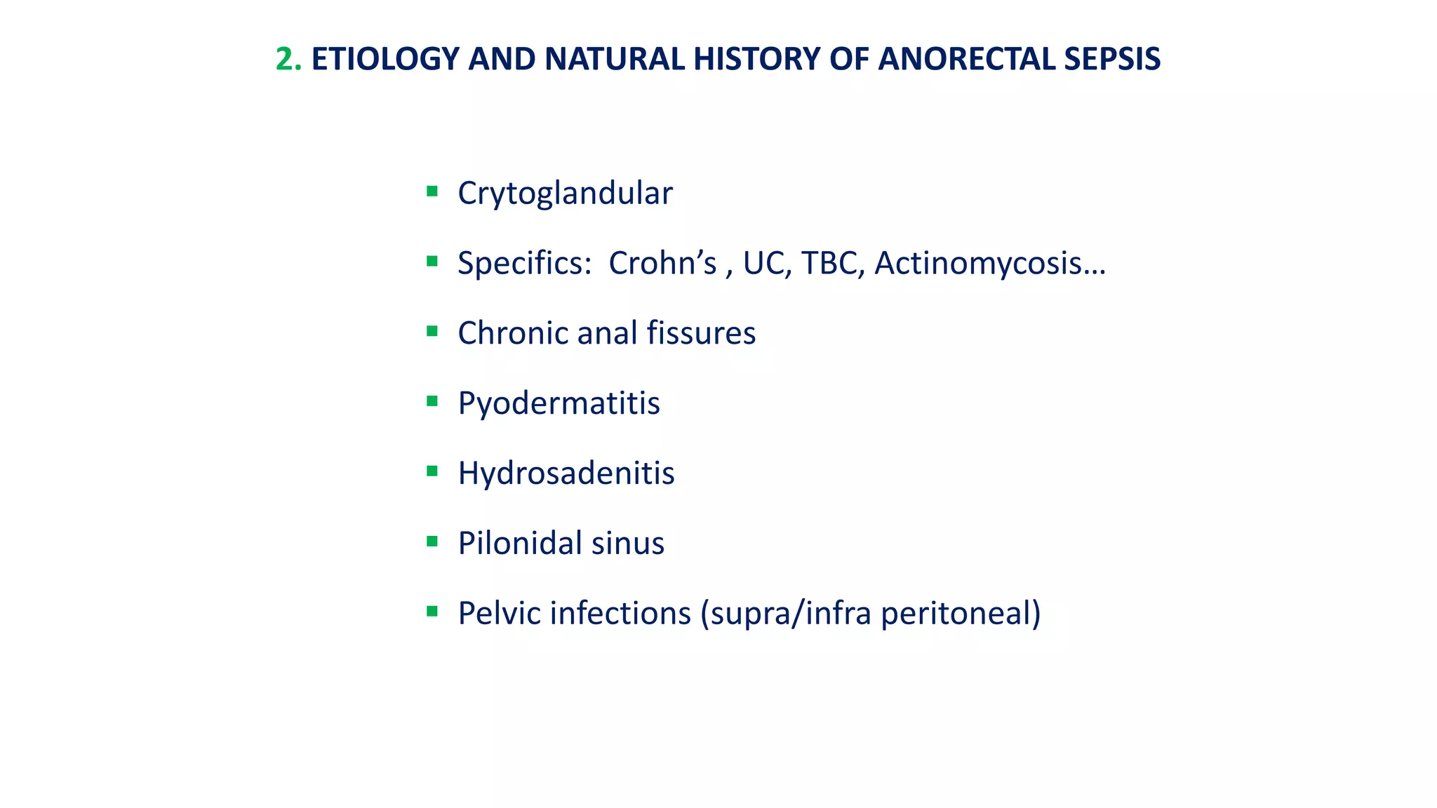 Anorectal abscess and fistula in ano | PPT