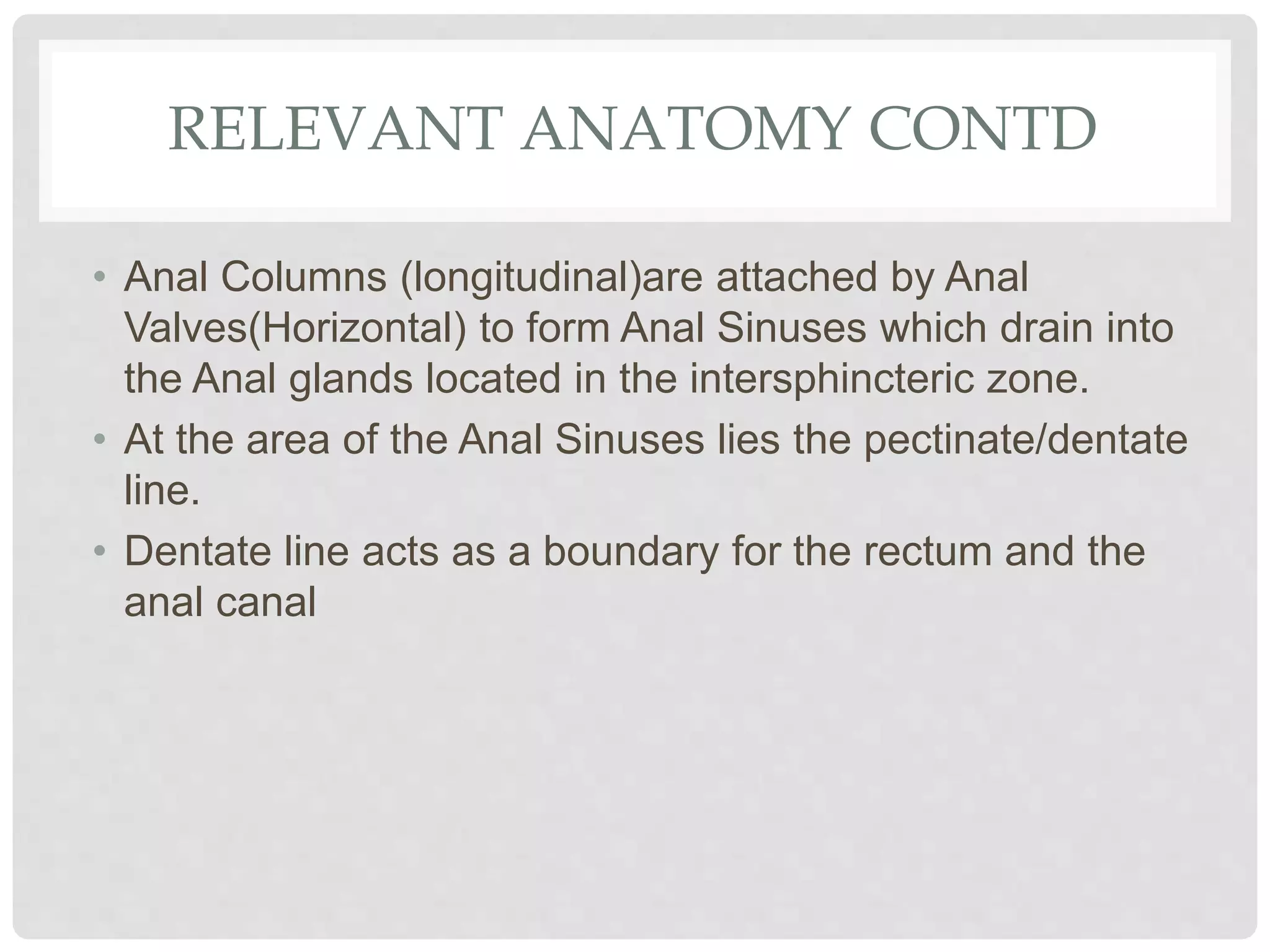 Anorectal abscess lecture note | PPTX