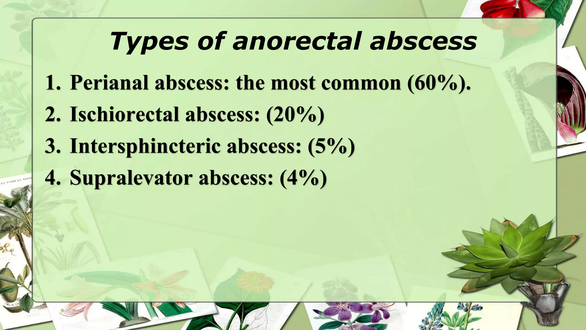 Anorectal abscess | PPTX