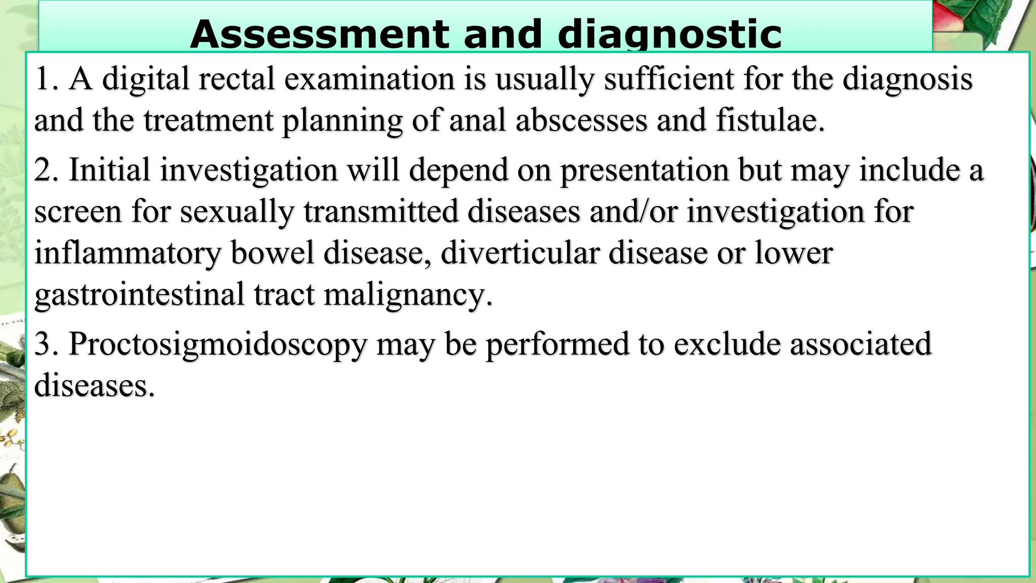Anorectal abscess | PPTX