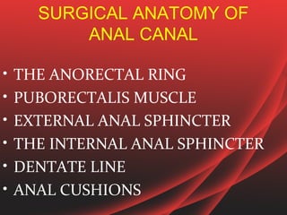 Anorectal diseases | PPT