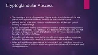 Anorectal diseases | PPTX