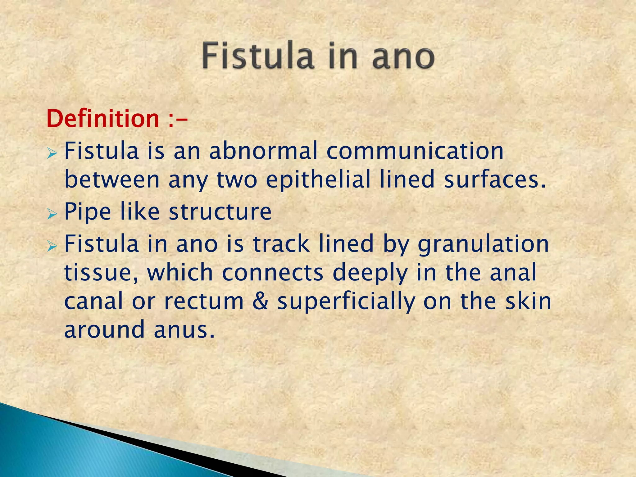 Anorectal diseases | PPTX