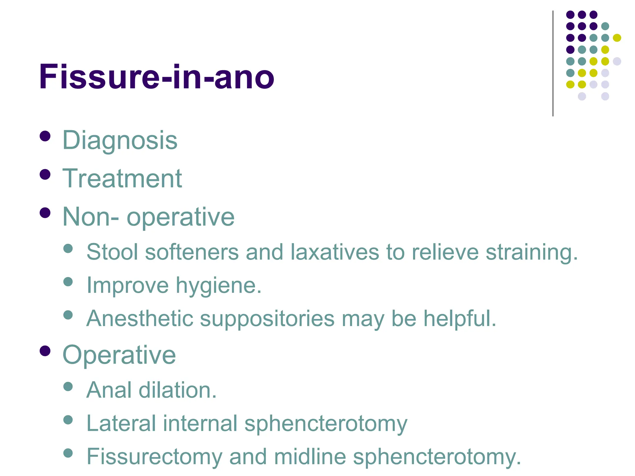 management of Anorectal Diseases in surgery.ppt