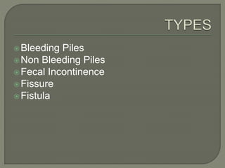 Anorectal disorders | PPTX
