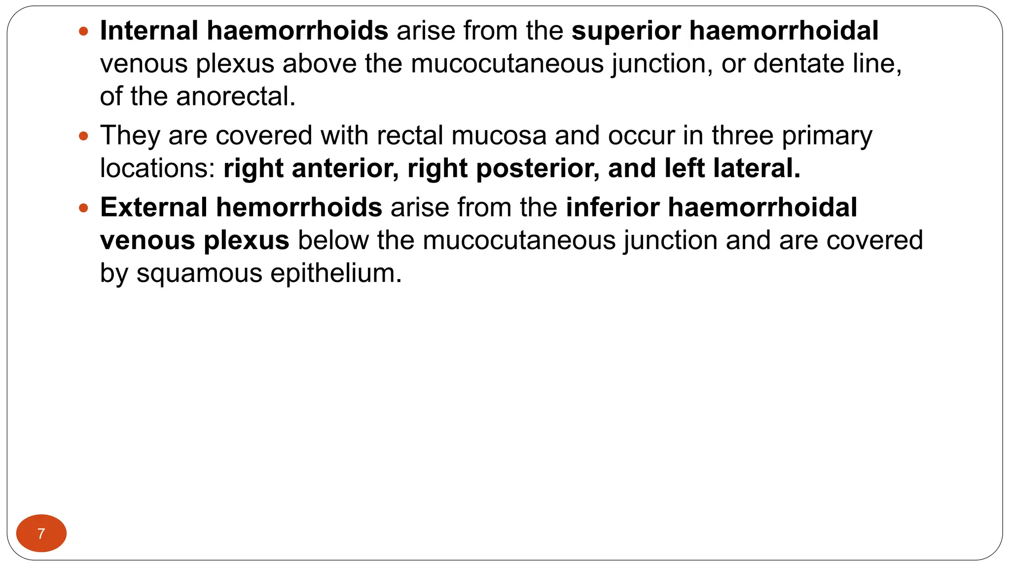 Anorectal Disorders - Gastroenterology pptx | PPTX