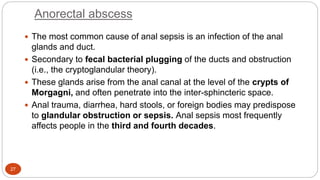 Anorectal Disorders - Gastroenterology pptx | PPTX