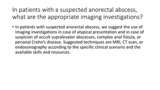 anorectal emergencies power point presentation | PPT