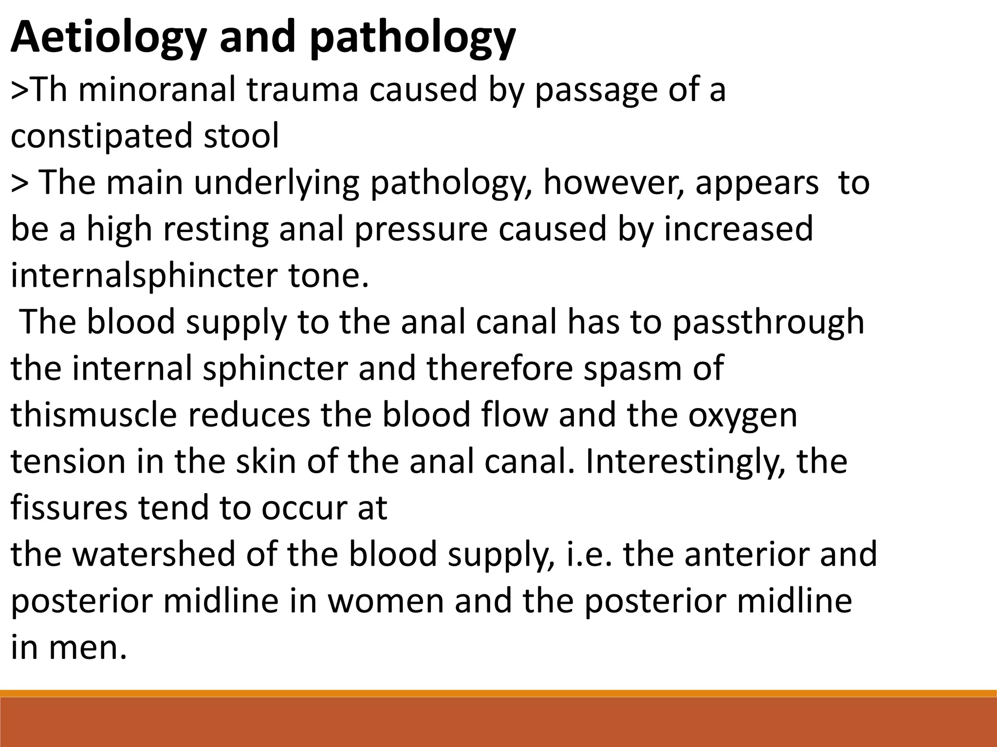 AnoRectal fissure,Abscess &fistula | PPTX
