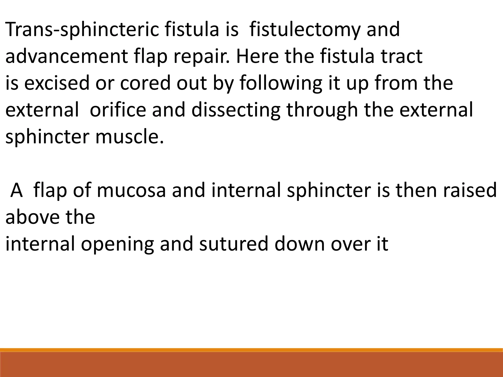 AnoRectal fissure,Abscess &fistula | PPTX