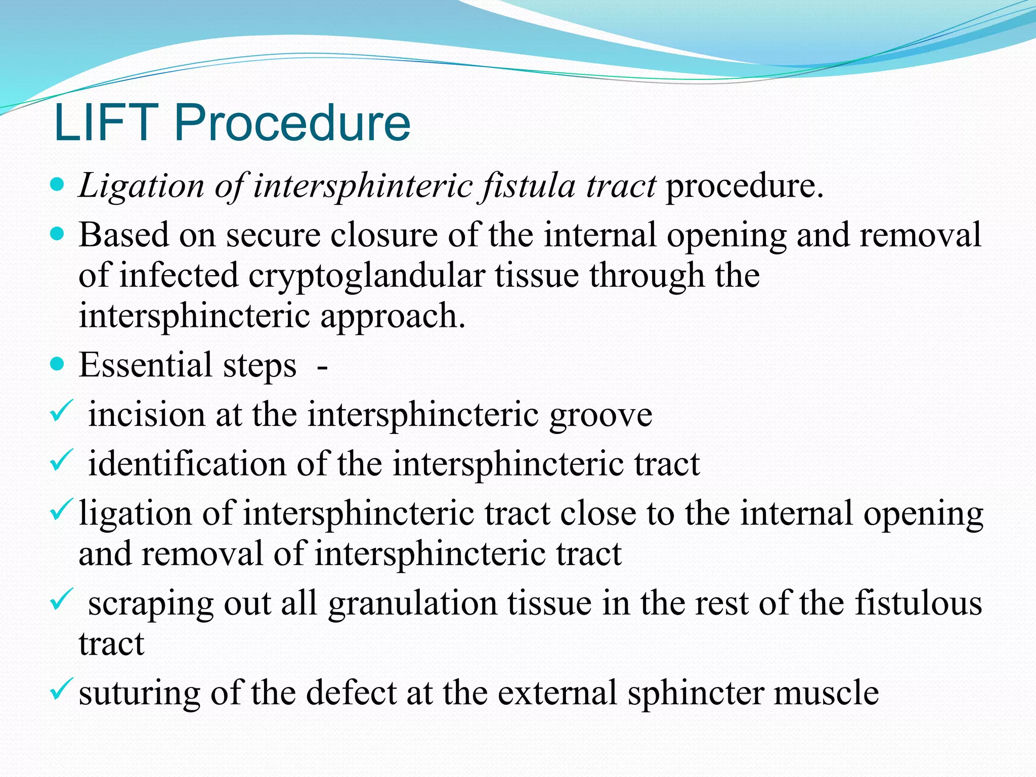 Anorectal fistula | PPTX