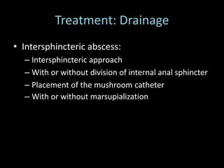 Anorectal infection | PPTX