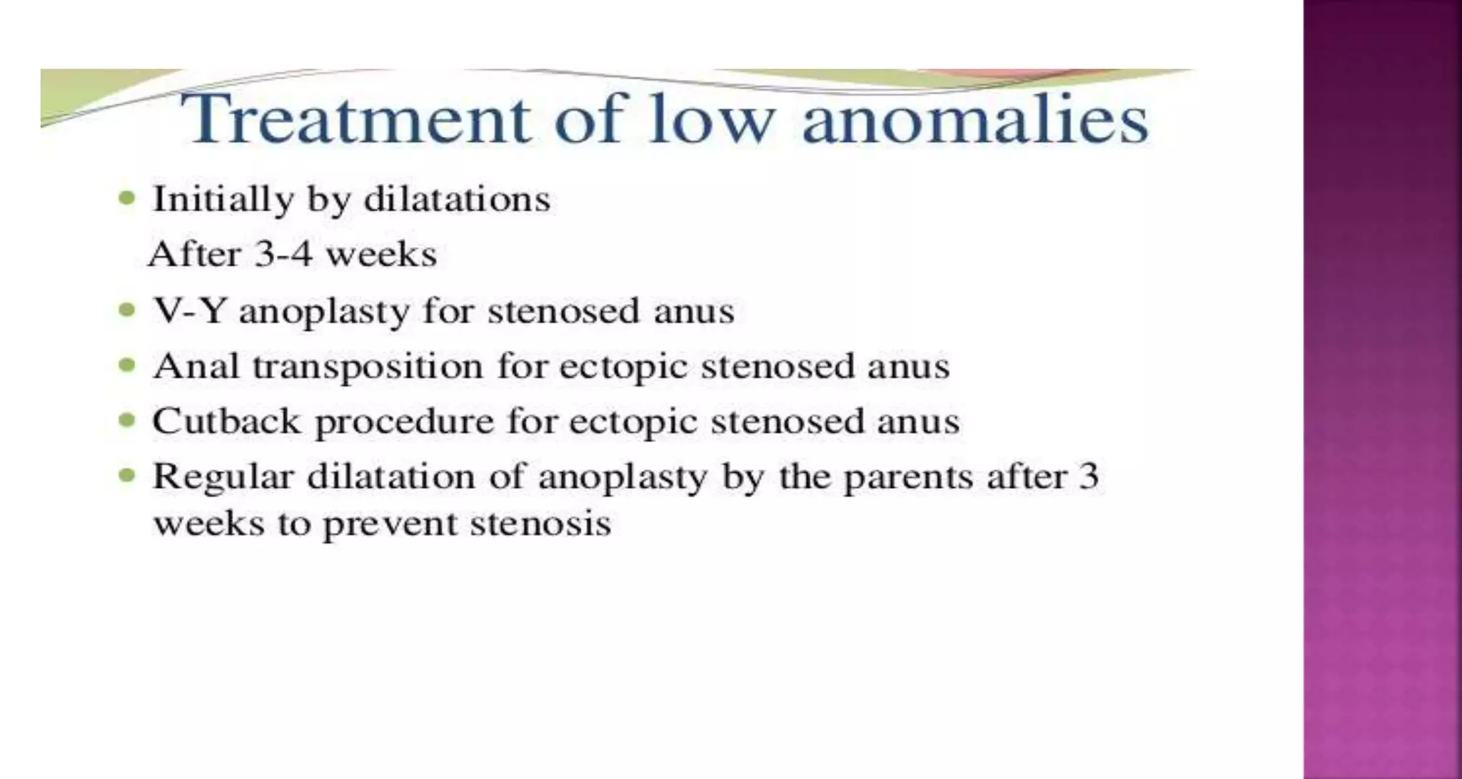 Anorectal malformation | PPTX