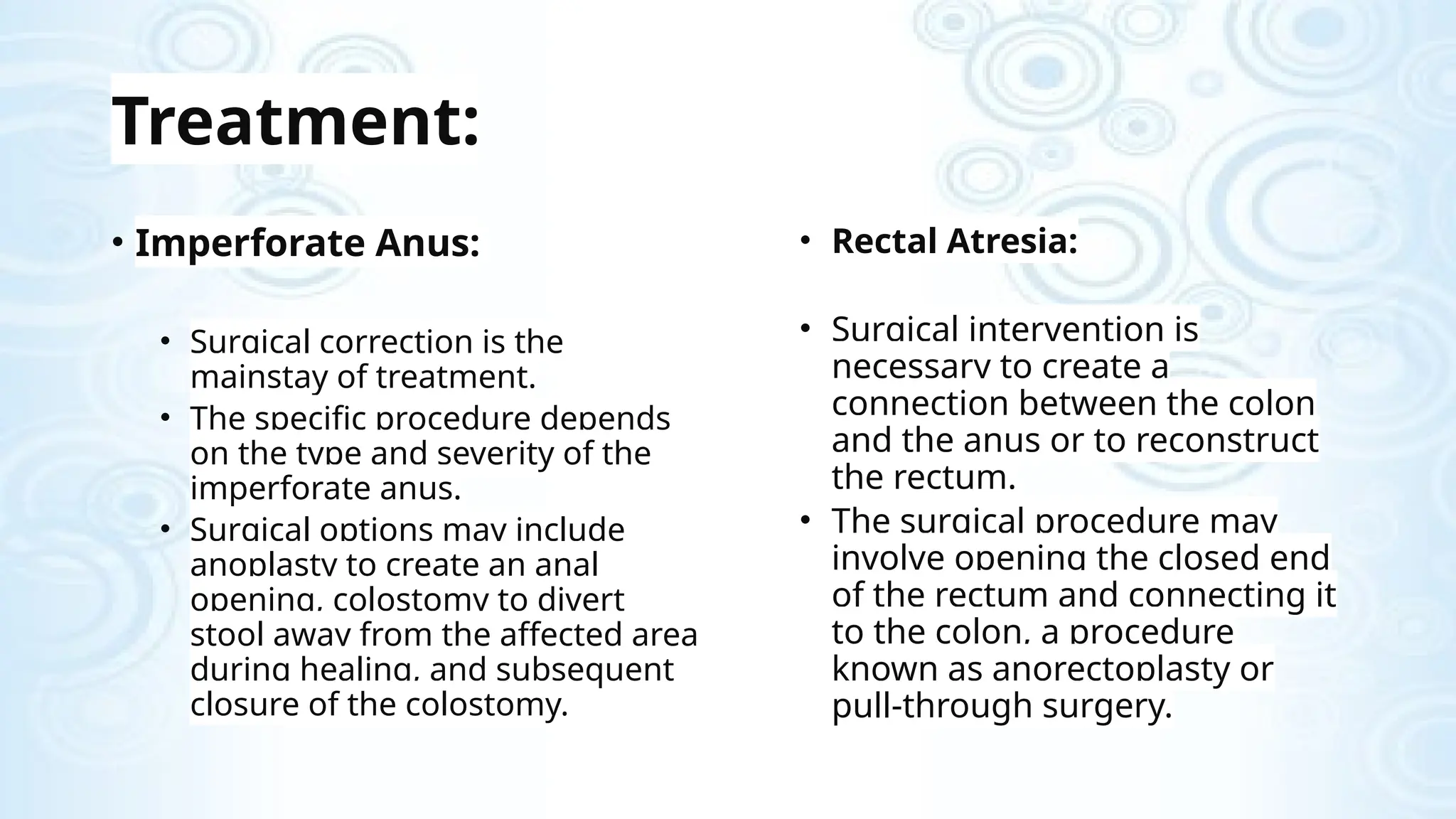 Anorectal Malformation. Surgery Presentation | PPTX
