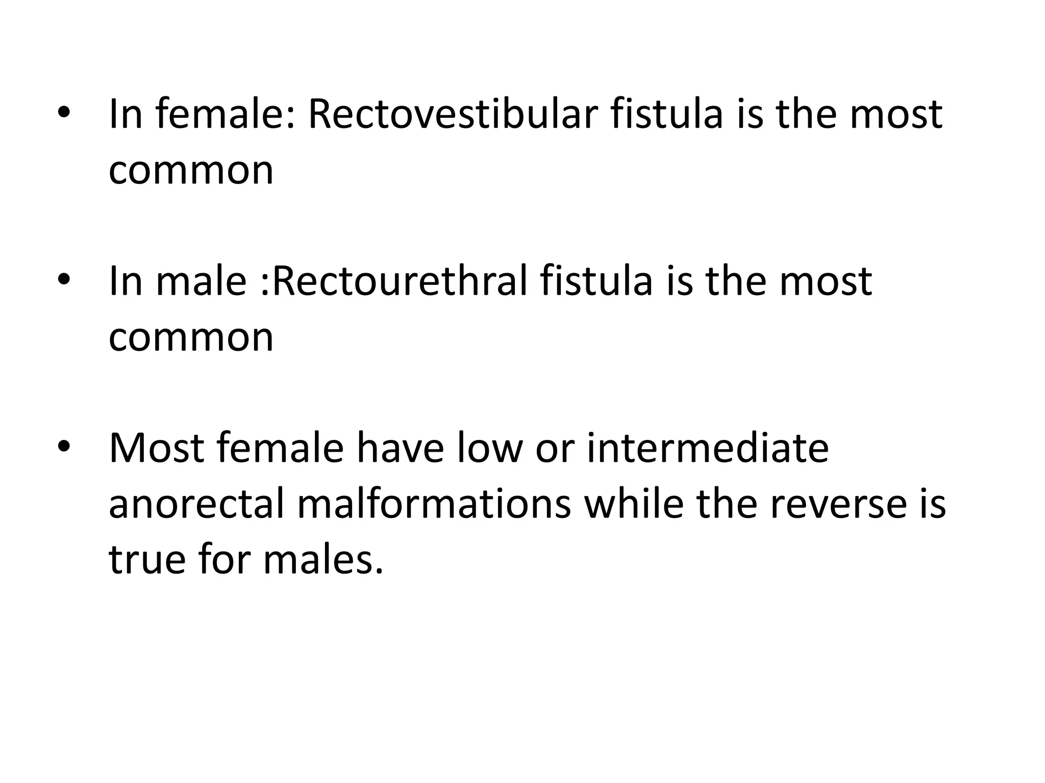 Anorectal malformation seminar | PPTX