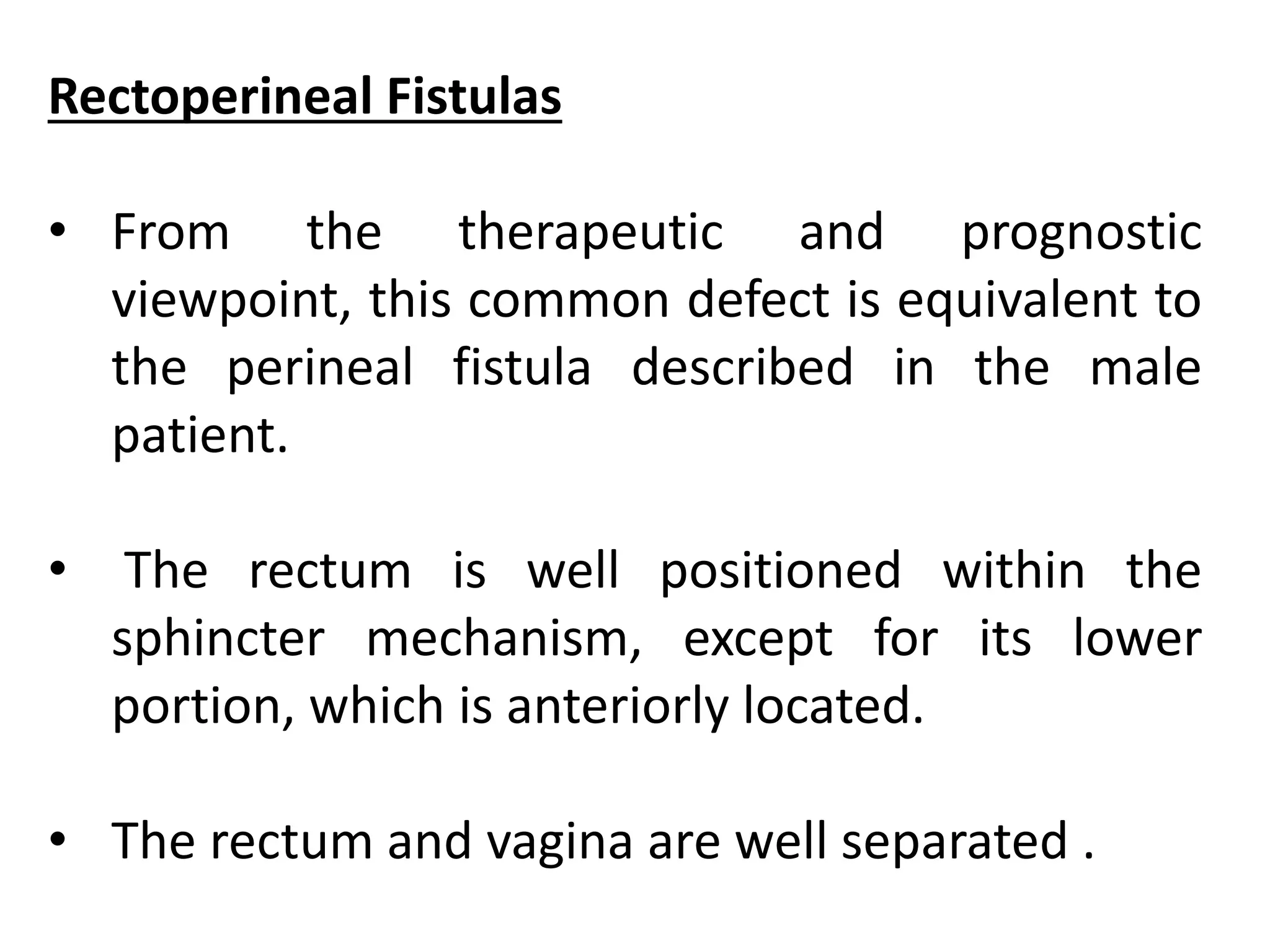 Anorectal malformation seminar | PPTX