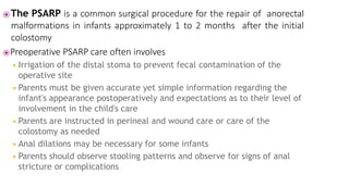 Ano Rectal Malformation congenital abnormality of newborn | PPTX