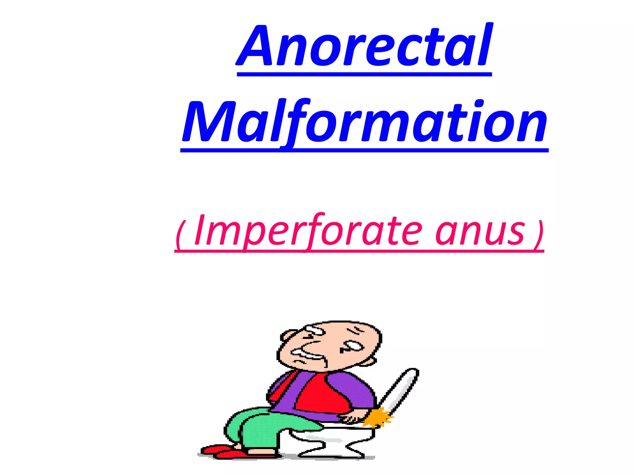 Anorectal malformation ppt 5 | PPT