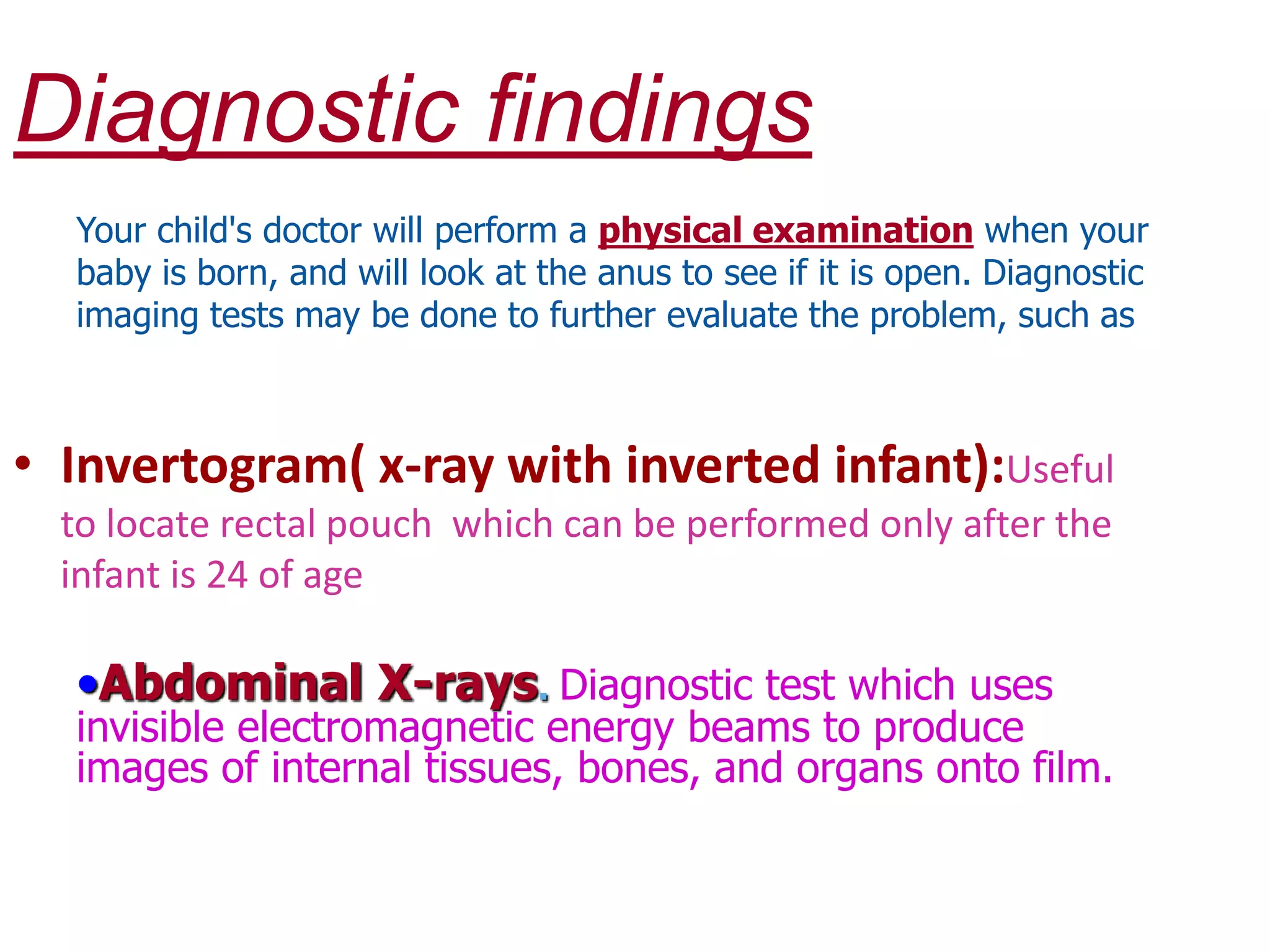 Anorectal malformation ppt 5 | PPT