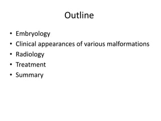 Anorectal malformations: embryology, classification, diagnosis and ...